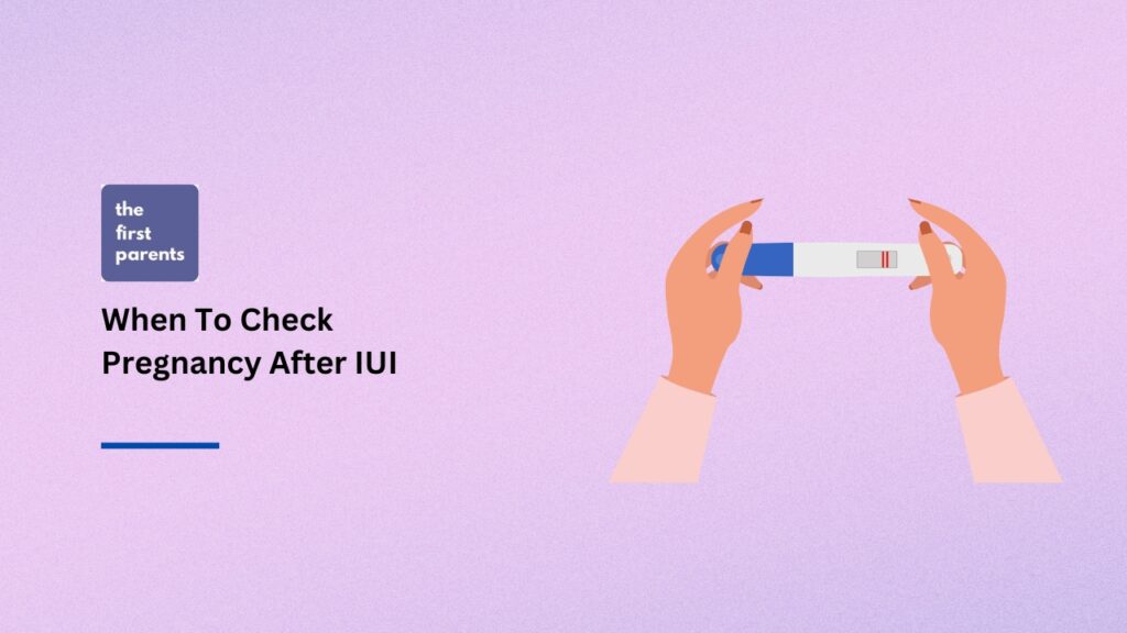 When To Check Pregnancy After IUI – A Detailed Guide - The First Parents